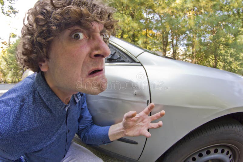 Car Crash Facial Expression Stock Photo - Image of commuting, hands ...