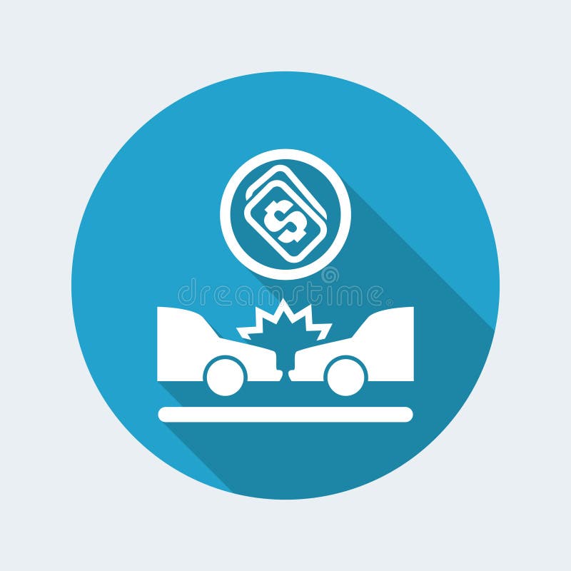 Accident Cars Collision Crash Icon Illustration Insurance Isolated ...