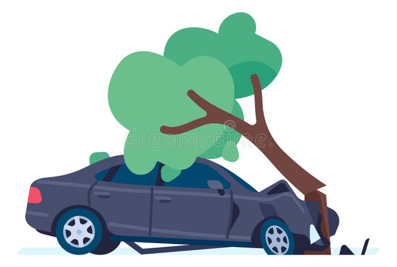 Car Hit Tree Stock Illustrations – 159 Car Hit Tree Stock Illustrations ...