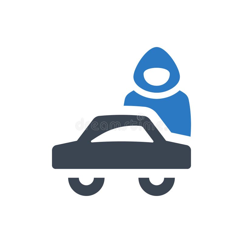 Criminal Icon on White Background. Simple Element Illustration from Law ...