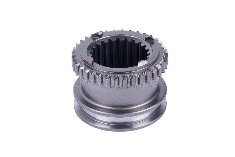 Car Crown Downshift Gear on White Background Stock Image - Image of ...