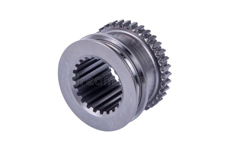 Car Crown Downshift Gear on White Background Stock Image - Image of ...