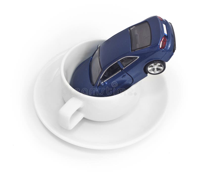 Car in cup stock image. Image of vehicle, beverage, caution - 26022619