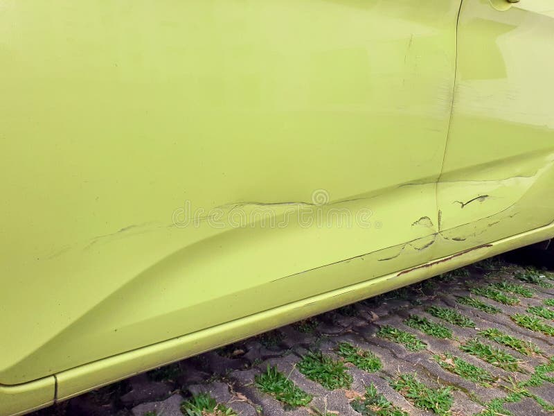 Car with damage stock photo. Image of insurance, economy - 295295672