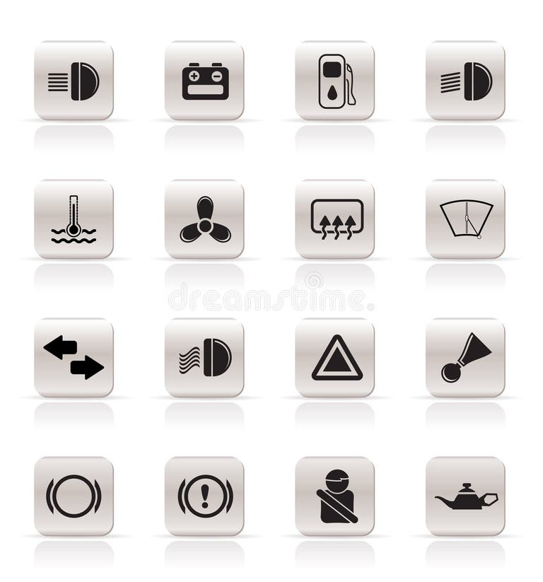 Signal Dashboard Light Simple Icons Stock Illustrations – 81 Signal ...