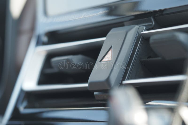 Car Dashboard Air Vent Hazard Button Detail Stock Photos - Free ...