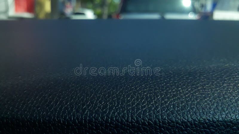 Car Dashboard with the Back of the Car on the Road, in the City of ...
