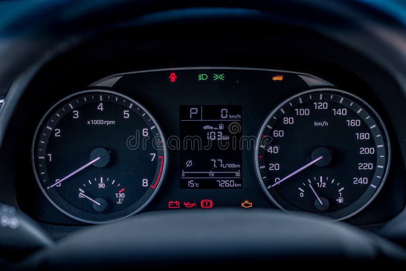 Car dashboard close up stock image. Image of panel, plastic - 108944505
