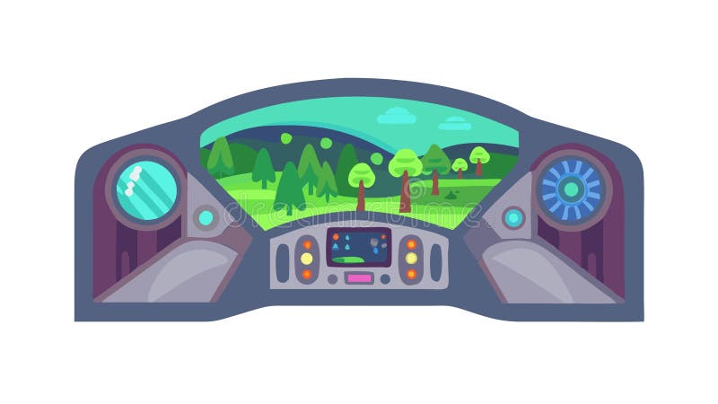 Car Dashboard Compass, Automotive Navigation System, Vector Design ...