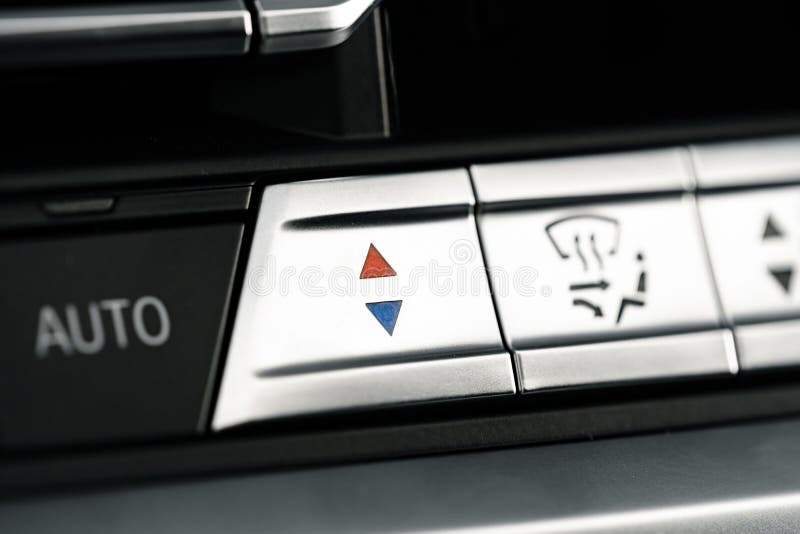 Car Dashboard Control Panel Buttons Close Up Stock Image - Image of ...