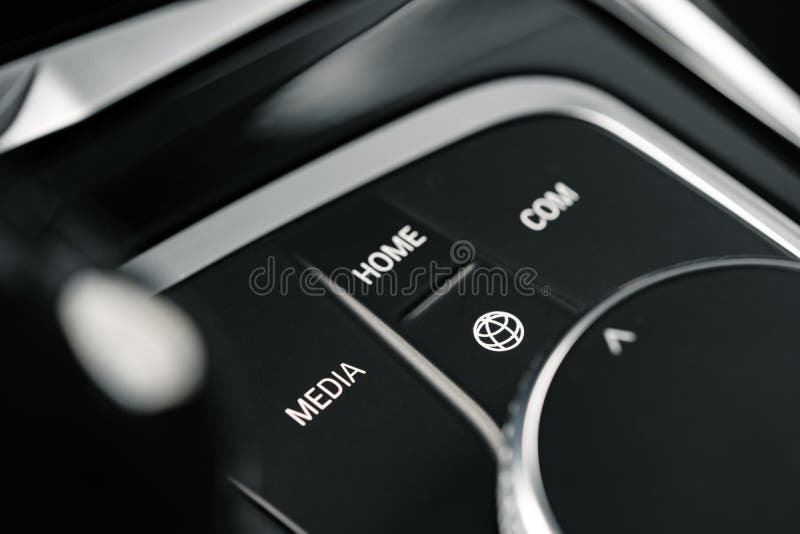 Car Dashboard Control Panel Buttons Close Up Stock Image - Image of ...
