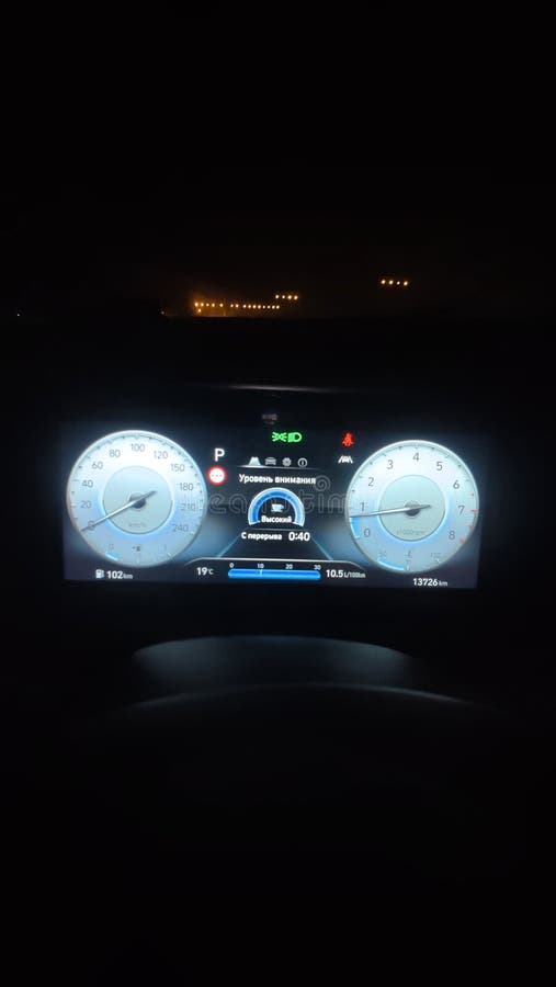 Car dashboard display stock image. Image of counter - 392281115