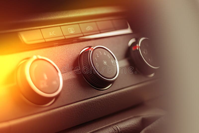 Car. the Dashboard. Engine Coolant Temperature Indicator Stock Image ...