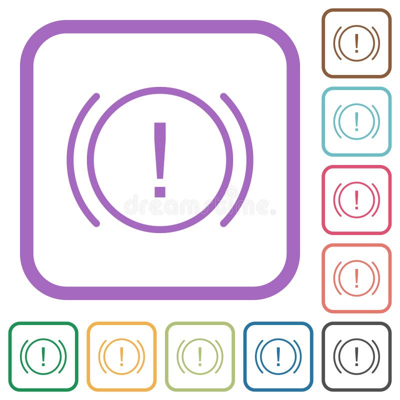 Two Color Car Handbrake Vector Icon from Car Parts Concept. Isolated ...