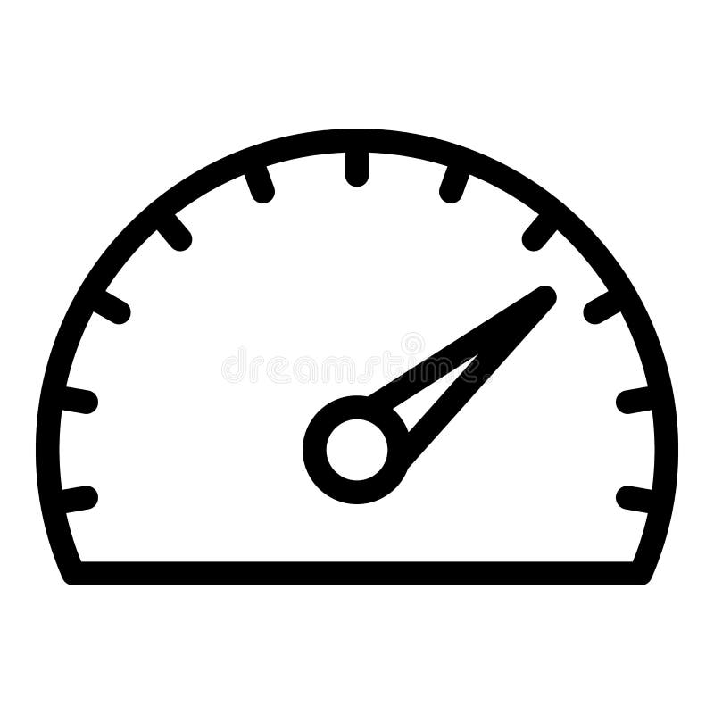 Car Dashboard Icon Outline Vector. Panel Instrument Stock Vector ...