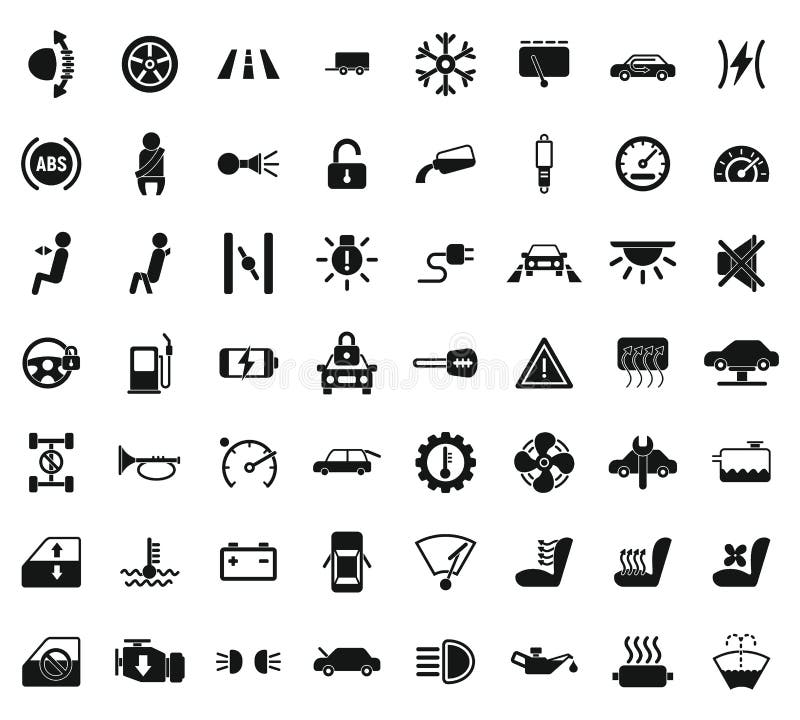 Icons Inside Car Stock Illustrations – 549 Icons Inside Car Stock ...