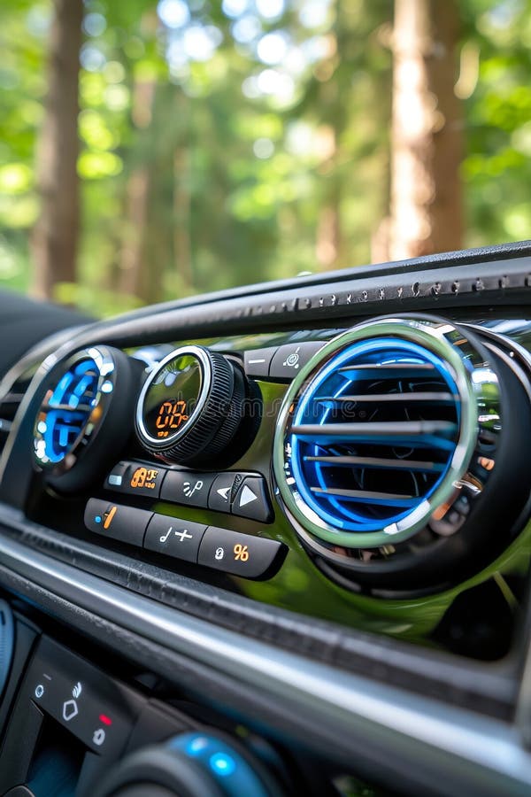 Car Dashboard Infographic Airflow, Temp Control, Vent Positions, Air ...