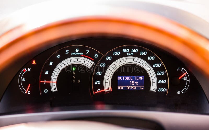 Car Dashboard of Modern Car Stock Image - Image of concept, driving ...