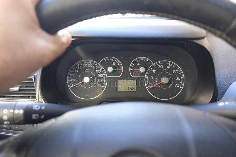 Car dashboard stock image. Image of instrument, black - 103461495