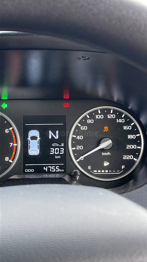 Car Dashboard Warning Lights Illuminated Driving Stock Photos - Free ...