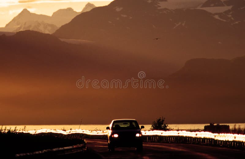 Car at dawn stock photo. Image of fast, conditions, avenue - 1945676