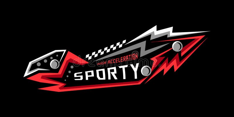 Car Decal Abstract Style Sticker Wrap Template Stock Vector ...