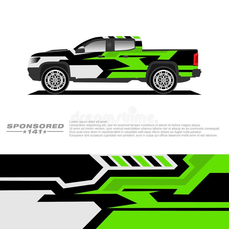 Car Decal Wrap Design Vector Stock Vector - Illustration of race ...