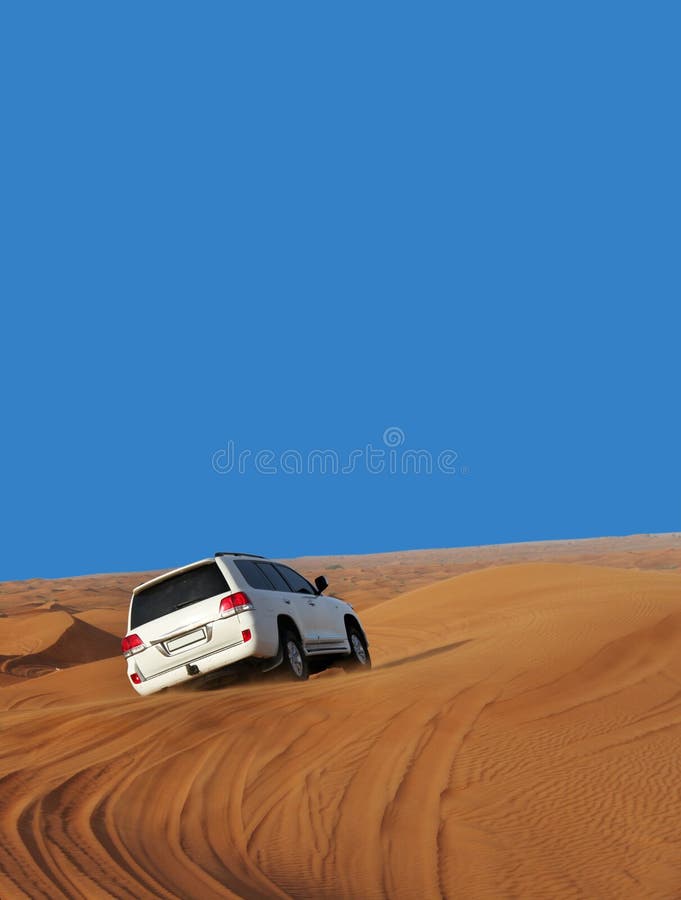 Car in desert stock image. Image of leisure, desert, comfort - 21672541