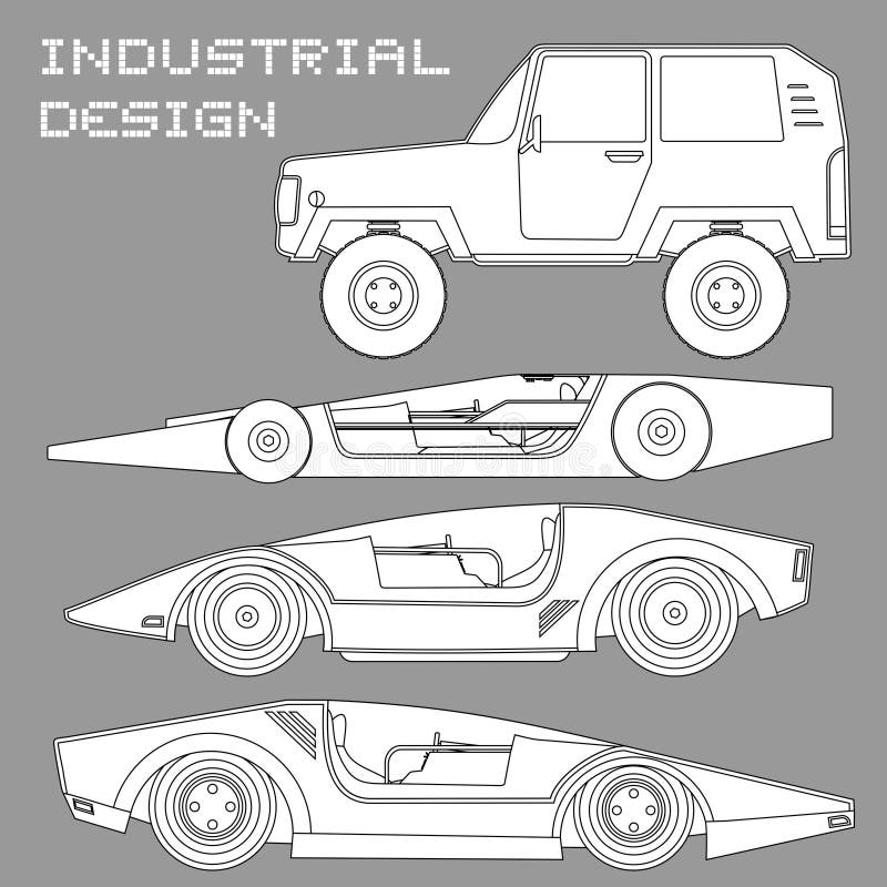 Car design stock vector. Illustration of concepts, industry - 32038623