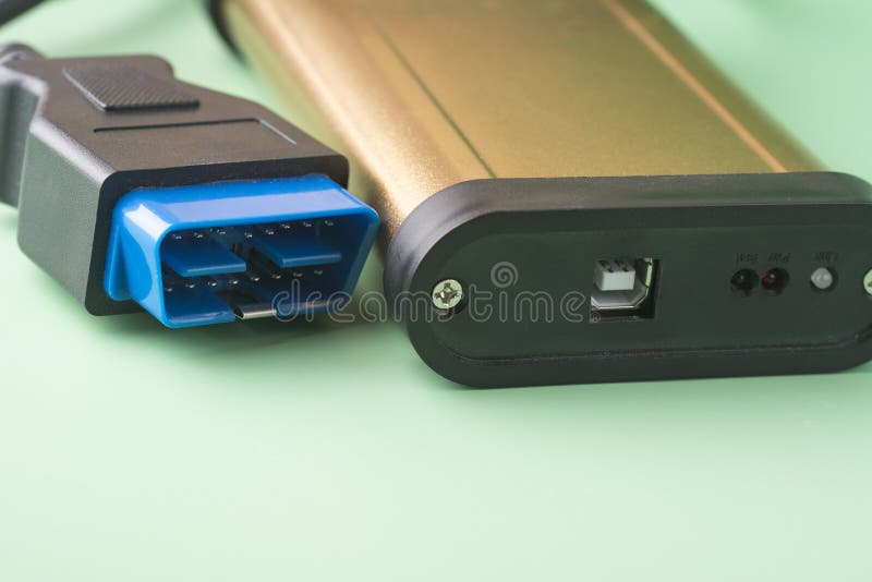 Car Diagnostic Error Scanner OBD2 Plug. Equipment, Diagnostic Interface ...