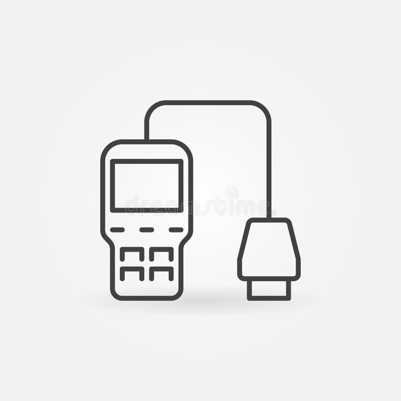 Car Diagnostic Scanner Icon Stock Vector - Illustration of equipment ... Car Diagnostic Scanner Icon Stock Vector - Illustration of equipment ...