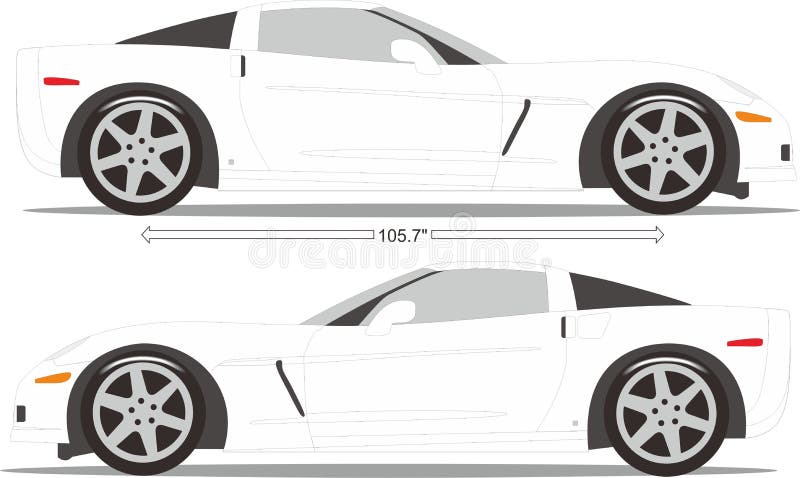 Car dimension style stock vector. Illustration of vector - 91574664