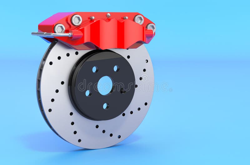 Car Brake Caliper Vector Illustration Stock Vector - Illustration of ...