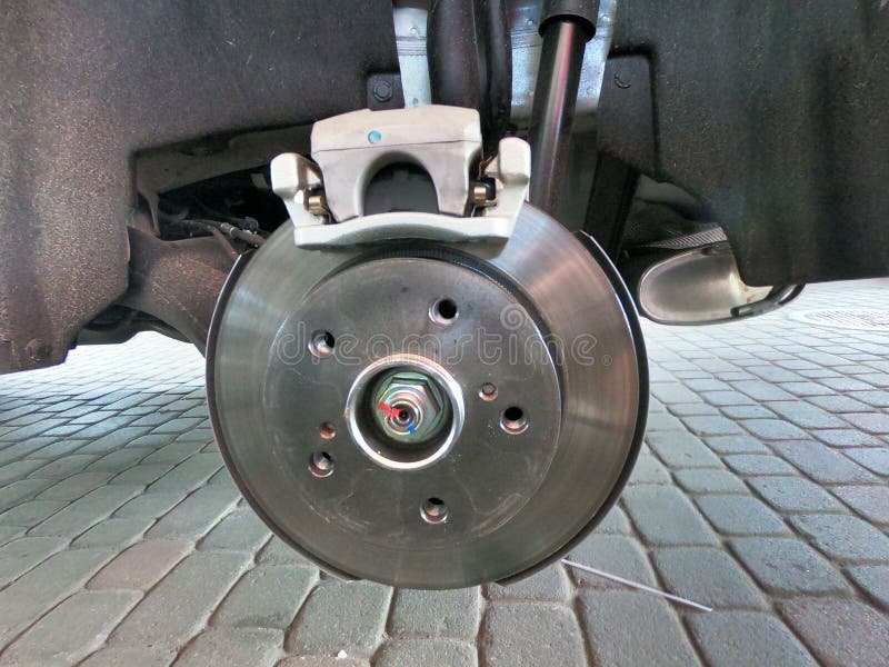 A Car Disc Brake Ready To Be Fixed Stock Photo - Image of mechanic ...