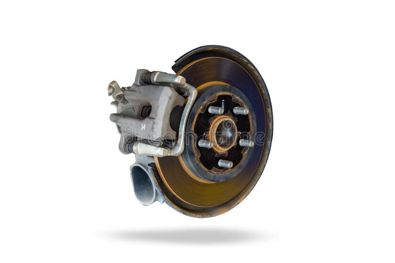 Closed Up of Wheel Vehicle Repair and Maintenance Suspension ,disk ...