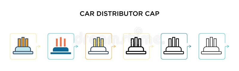 Distributor Line Icons, Signs, Vector Set, Outline Illustration Concept ...