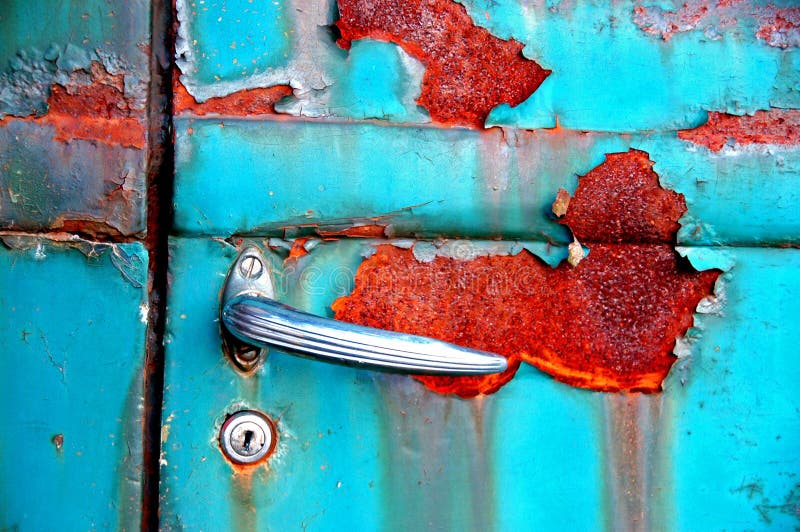Car door stock photo. Image of contrast, color, blue, door - 538706