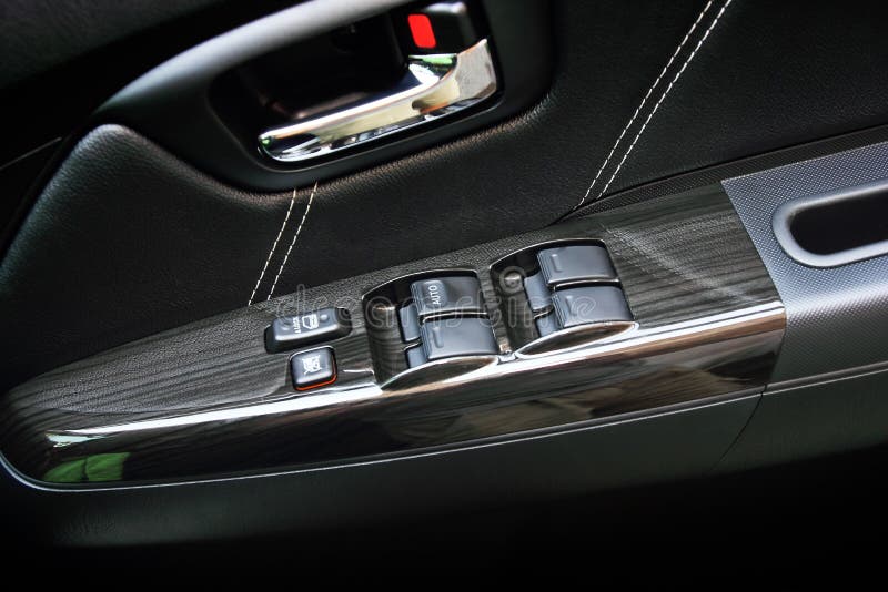 Car Door with Button Control Stock Image - Image of shiny, glossy: 38598365