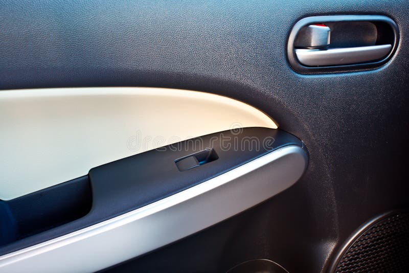 Car door control switch stock image. Image of leather - 22812731