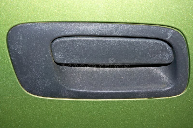 Car Door Handle of Black Modern Car Stock Image - Image of doorknob ...