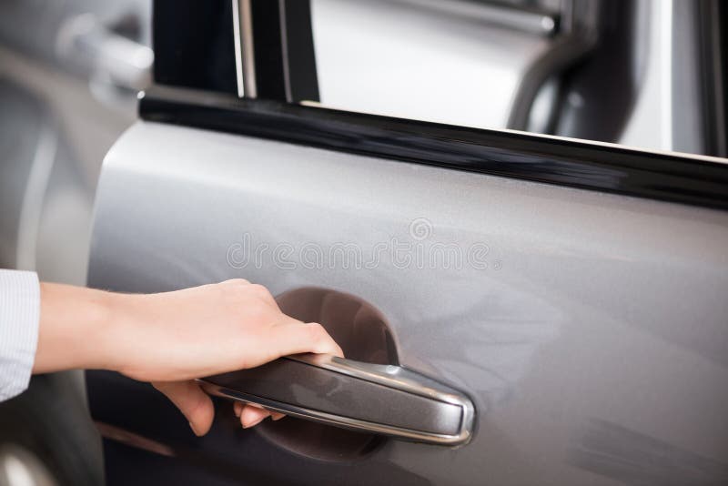 Car door handle stock photo. Image of customer, dealer - 46640600