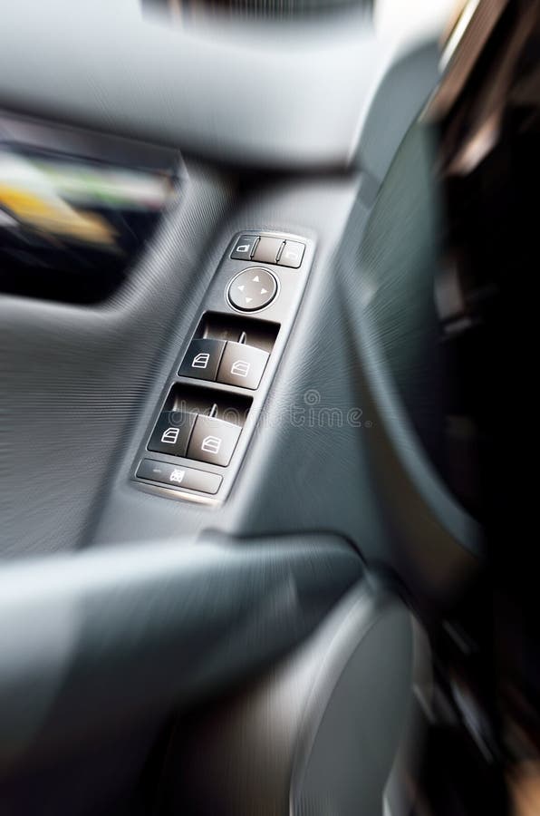 Different Buttons on the Car Door Stock Photo - Image of buttons, door ...