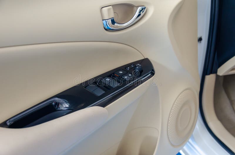 Car door panel stock photo. Image of handle, panel, door - 155306680