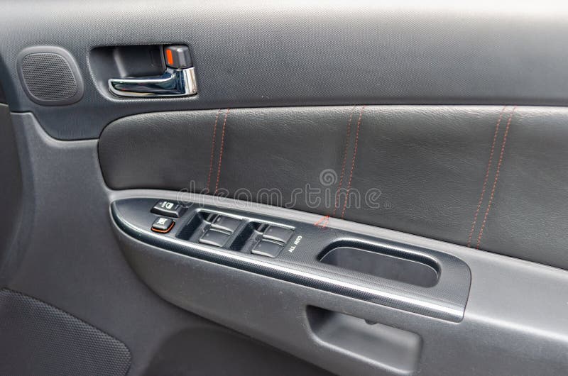 Car door panel stock photo. Image of interior, electric - 168368946