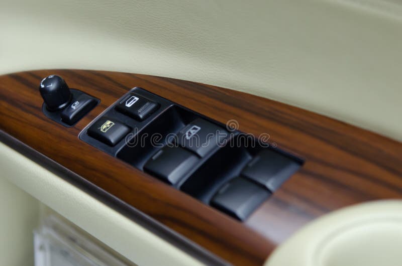 Car door panel stock photo. Image of interior, electric - 168368946