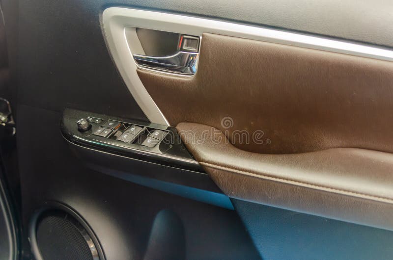 Car door panel stock photo. Image of interior, electric - 168368946