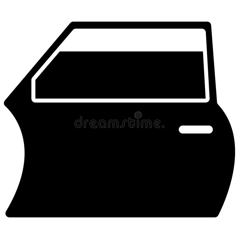 Car Door Vector Solid Icons. Simple Stock Illustration Stock Stock Vector - Illustration of seal ...