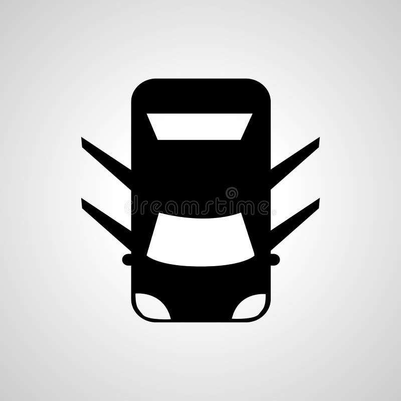 Car Doors Open Line Icon. Car Doors Open Linear Outline Icon Stock ...