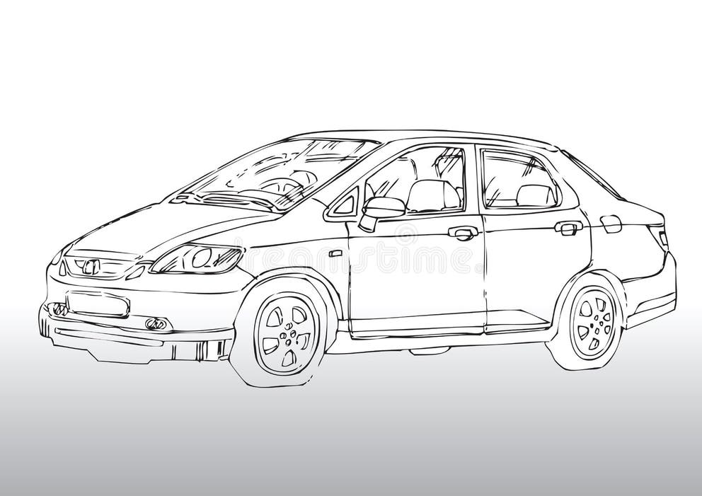 Honda Contour Stock Illustrations – 71 Honda Contour Stock ...