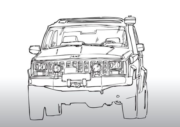 Outline 4wd Stock Illustrations – 273 Outline 4wd Stock Illustrations ...